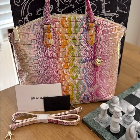Brahmin | Bags | Brahmin Large Duxbury Satchelshoulder Bag In Destiny ...